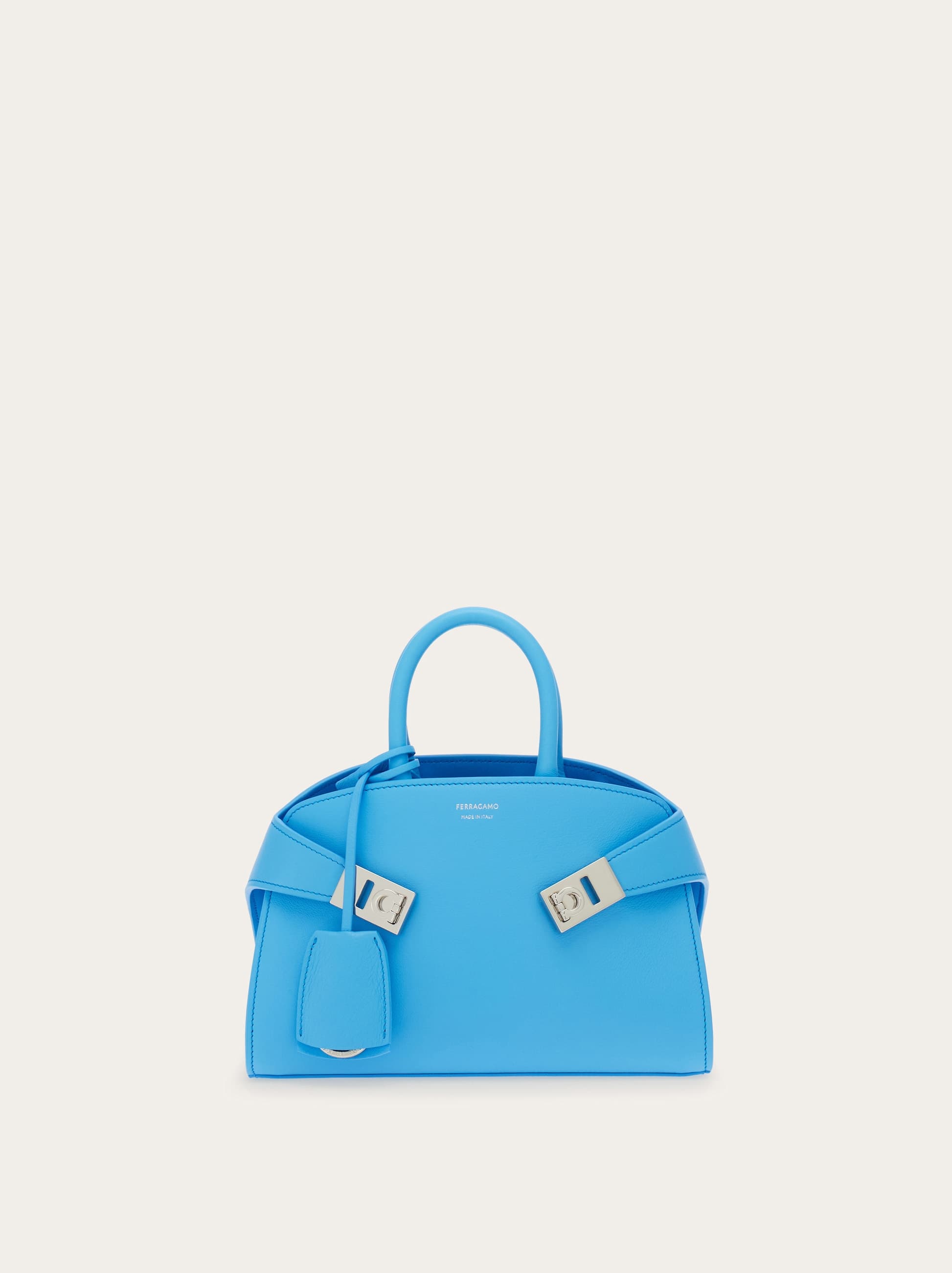 Ferragamo Hug Mini Bag In Blue | ModeSens